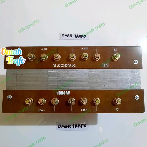 Jual travo step up down trafo 3 phase auto 1000 watt 380 400v/110 220v ...