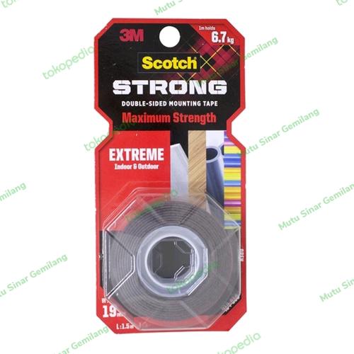 Jual 3M Scotch VHB Strong Double Tape Extreme / Outdoor Mounting Tape ...