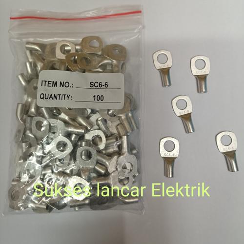 Jual Kabel skun SC/Skun Kabel SC 6-6 / kabel lug / skun cable 6-6mm Per bks - Jakarta Barat ...