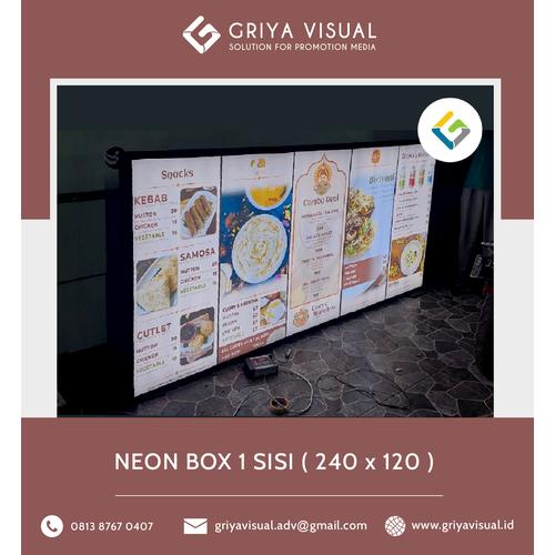 Jual NEON BOX 1 SISI, 240 X 120 ( MENU ) - Jakarta Selatan - Griya ...