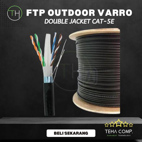 Jual Kabel FTP UTP Cat5 Cat6 Outdoor Indoor 1 Meter Double Jacket LAN ...