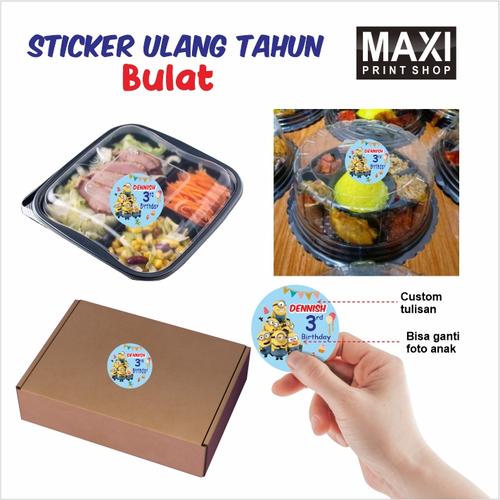 Jual Sticker ulang tahun anak Laki-laki custom - Kota Tangerang Selatan ...