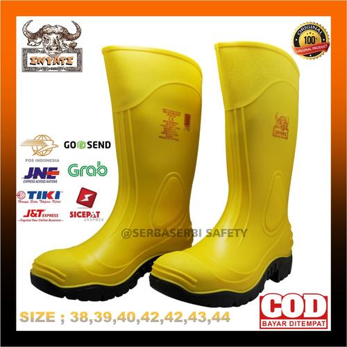 Jual Sepatu Safety Inyati Original / Sepatu Boots Pvc SNI Proyek - 42 ...