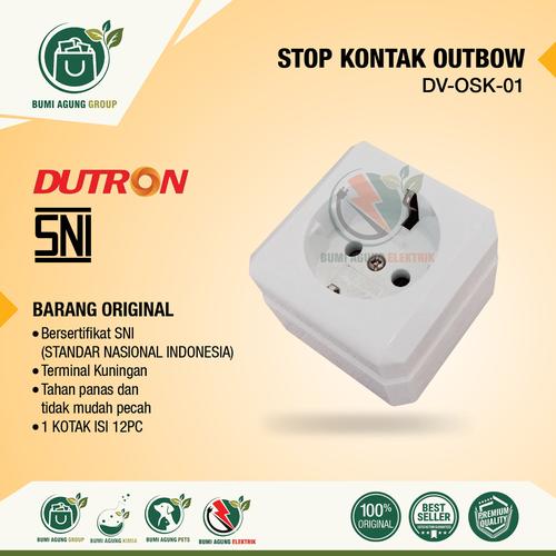 Jual Stop Kontak OB Outbow Dutron SNI Stop Kontak Tempel Dinding ...