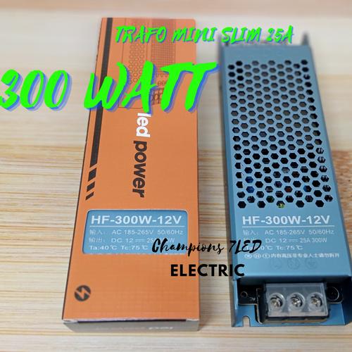 Jual Trafo LED Power Supply Slim DC 12v 25a 300 watt - Kota Tangerang ...