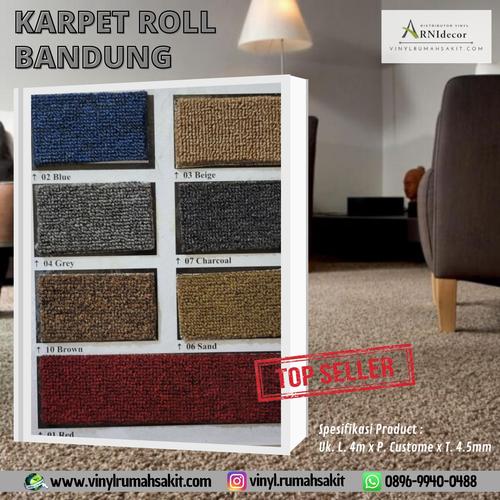 Jual Karpet Roll Bandung Tebal 4.5mm | Motif Polos Bahan Premium - M2 - Kota Bekasi - Vinyl ...