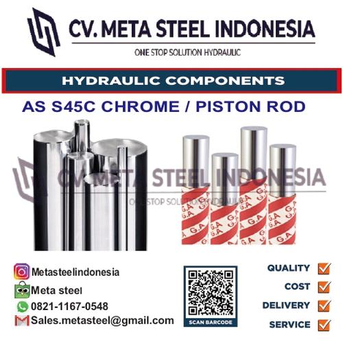 Jual 25mm as chrome / Rod Hydraulic S45C - Kota Tangerang - Meta steel ...