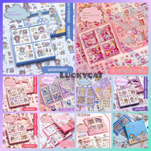 Jual LUCKY CAT - STIKER MOMO | STICKER MOMO 1 KOTAK ISI 100 LEMBAR ...