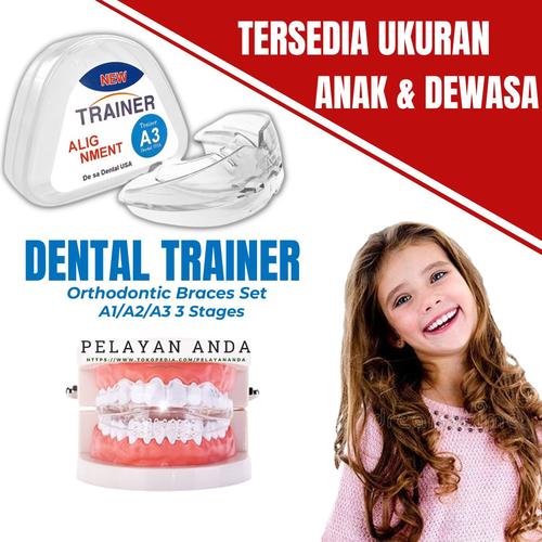 Promo Alat Perapih Perata Trainer Gigi Anak Dewasa Original USA - Tahap ...