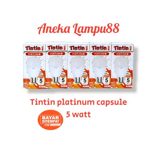 Jual LAMPU LED TINTIN PLATINUM 5 WATT SNI PUTIH 10 PCS - LAMPU TINTIN ...