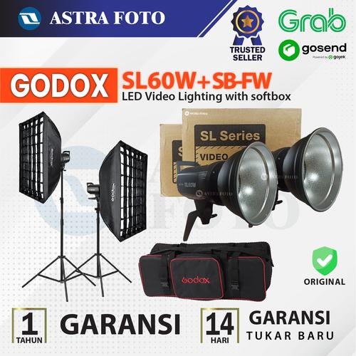 Promo Paket Lampu Studio Godox SL60W - Godox SL 60 W LED Video Lighting ...