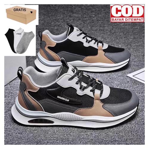 Jual Sepatu Import Pria Olahraga Sport Kasual Running Shoes Ringan 6589 ...