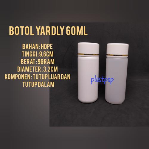 Jual ( khusus GOJEK ) Botol Yardley 60 ml / Botol Toner 60 ml List Gold ...