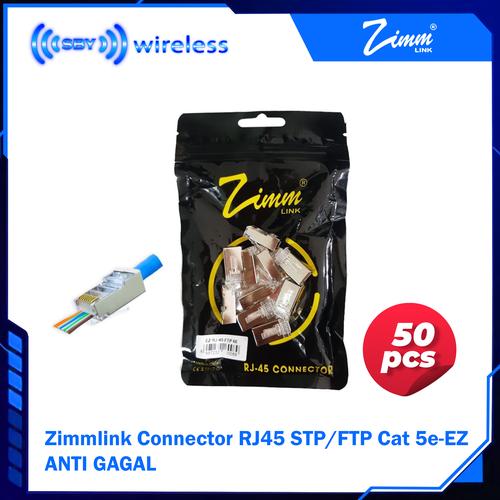 Jual Konektor RJ45 FTP / STP Cat 5e ZimmLink - EZ Connector Anti Gagal ...
