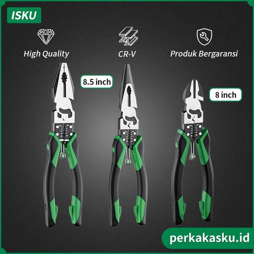 Promo ISKU Tang Set 3 Pcs 8" & 8.5" Tang Kombinasi Tang Lancip Tang ...