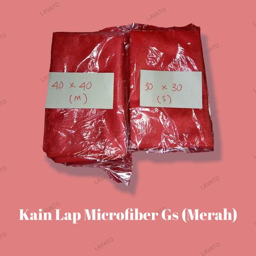 Jual Kain Lap Microfiber GS Warna Merah (Ukuran M) - Kota Surabaya ...
