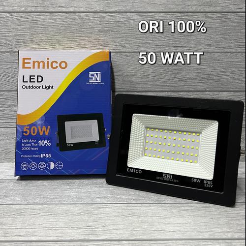 Jual EMICO Lampu sorot led 50w lampu led flood light 50 watt - VALES ...