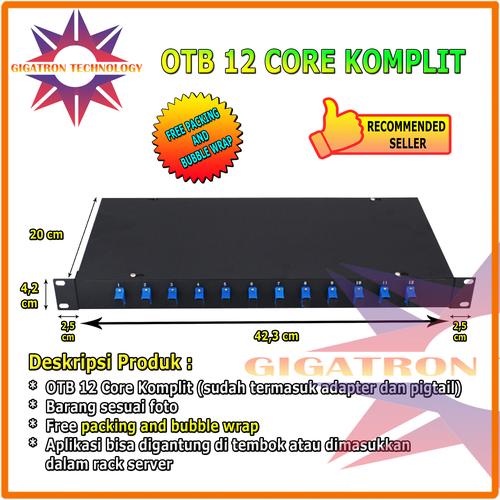 Promo OTB 12 Core OTB Rack Fiber Optik 12 Core SC UPC ODF FTTH Rack ...
