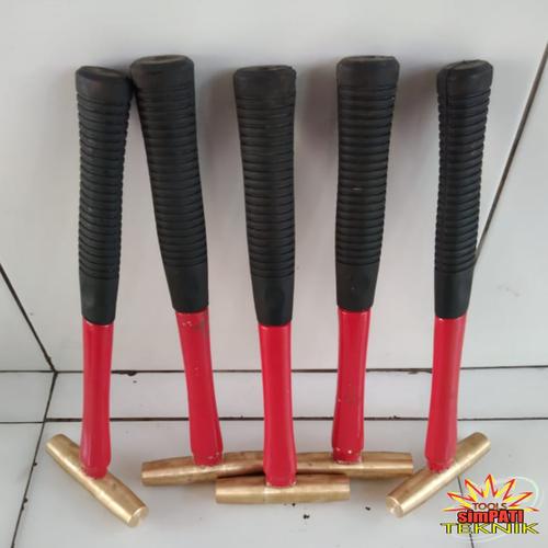 Jual Palu Batu Kuningan / Brass Stone Hammer - 1Lb - 1/2Kg - Jakarta ...