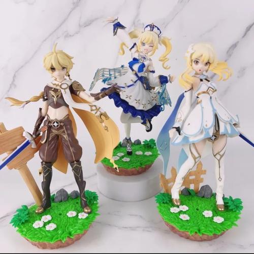 Jual Action Figure Genshin Impact Aether Lumine Barbara - Aether ...