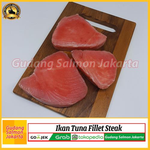 Jual Ikan Tuna Steak Fresh/Segar 500gr - Steak Tuna Fillet Segar Grade ...