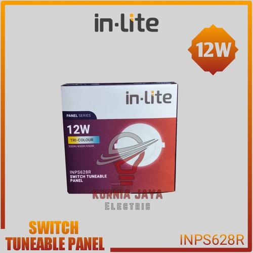 Jual INLITE Downlight Panel Light Inbow 12W Bulat INPS628R 1 Lampu 3 ...