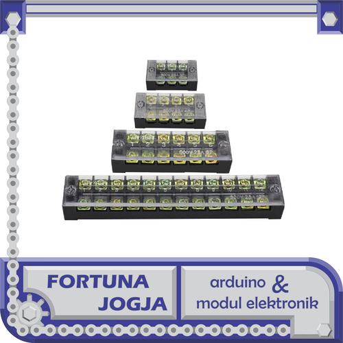 Jual Terminal Block Tutup Akrilik 600V 25A TB2503 TB2504 TB2506 TB2512 ...