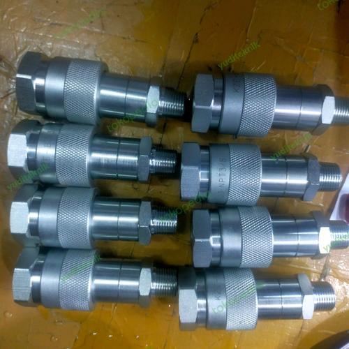 Jual Coupler hidrolik 1/2" besi /quick coupler hydraulic 1/2" - Jakarta ...