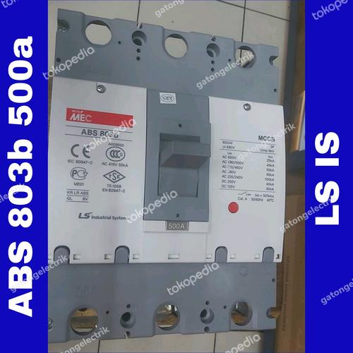 Jual mccb breker LS ABS 803b 500a original produk LS IS - Jakarta Barat - gatongelectrik | Tokopedia