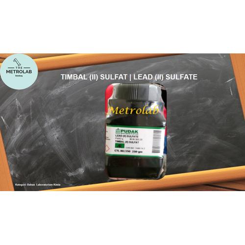 Jual Timbal (II) Sulfat | Lead (II) Sulfate | PbSO4 |100 gr/botol - Kab ...