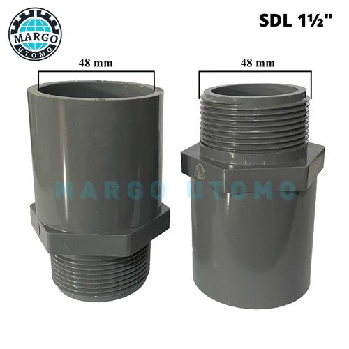 Jual Sock Drat Luar / Fitting PVC / Sambungan Pipa PVC 1 1/2 inch - Kab ...