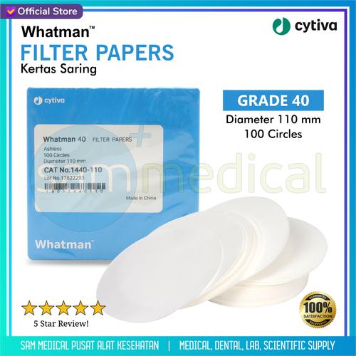 Jual Whatman Filter Paper - Grade 40 Diameter 110mm @100 - Kota Bandung ...