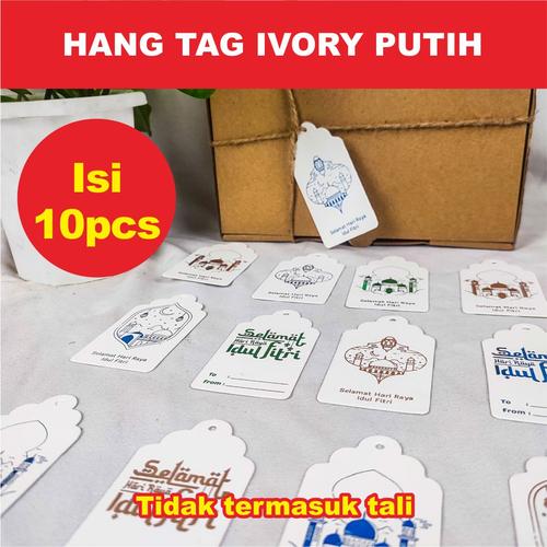 Jual Hang Tag Hampers PUTIH Premium Hotprint - DESAIN 04, EMAS - Kota ...
