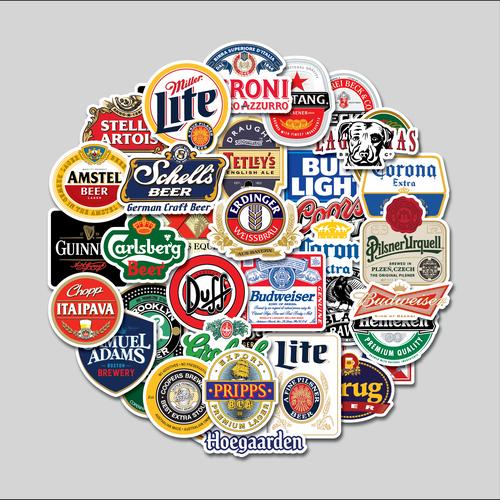 Jual STICKER BEER BRAND LOGO / STICKER PACK LAPTOP HELM / STIKER ...