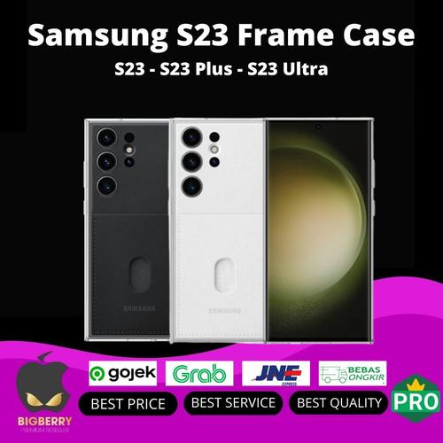 Promo Casing Samsung Galaxy S23 S23+ S23 Ultra Slim Frame Case Black ...