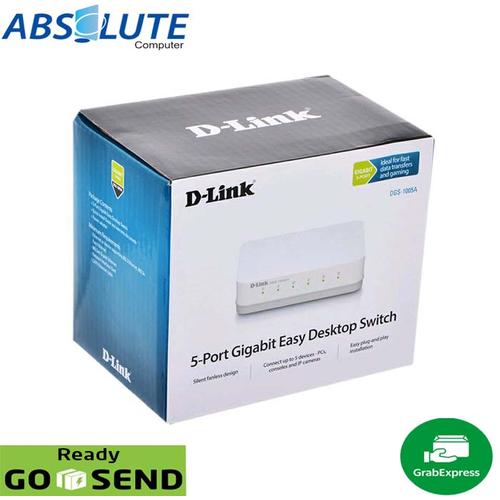 Jual DLink DGS1005A Gigabit Switch Hub 1000MB/s 1GB/s LAN DGS 1005A ...