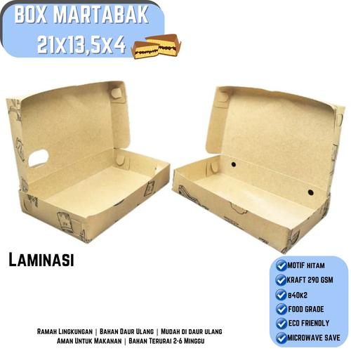 Jual Box Martabak Dus Martabak B40K2MB-21X13.5X4-Motif-Laminasi ...