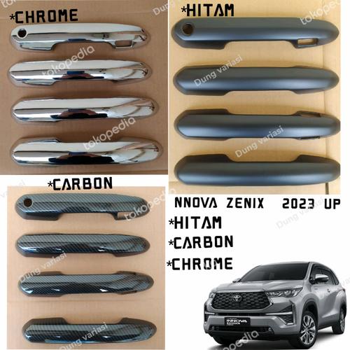 Jual cover handle Innova Zenix 2023 2024 hitam Chrome Carbon - carbon ...