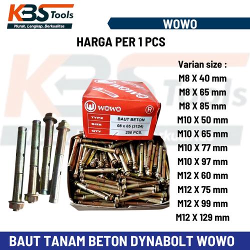 Jual WOWO Dynabolt Beton Tembok Tanam - Fisher Besi - Dinabolt M8 M10 ...