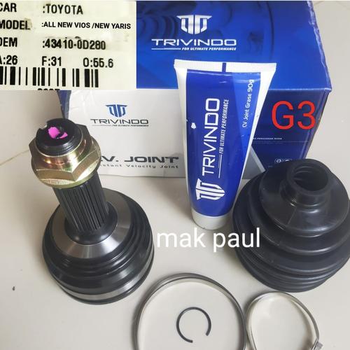 Jual cv join joint luar ALL NEW VIOS NEW YARIS SIENTA 2013 - 2018 ORIGINAL - Kab. Jepara - MAK ...