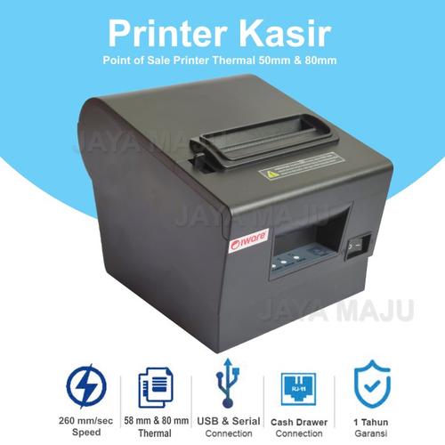 Jual Printer Pos Kasir Thermal IWARE IW-200 IW 200U High Speed Auto ...