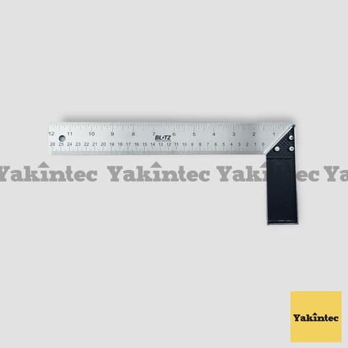 Jual Pasekon / Penggaris Siku Tukang / Alat Ukur Meteran BLITZ 12" Inch ...