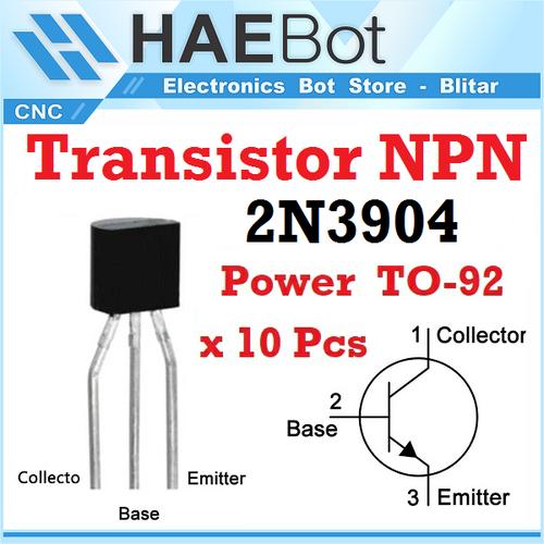 Jual [EBS] Amplifier Transistor Power 2N3904 NPN TO-92 10 pcs 3 Pin ...