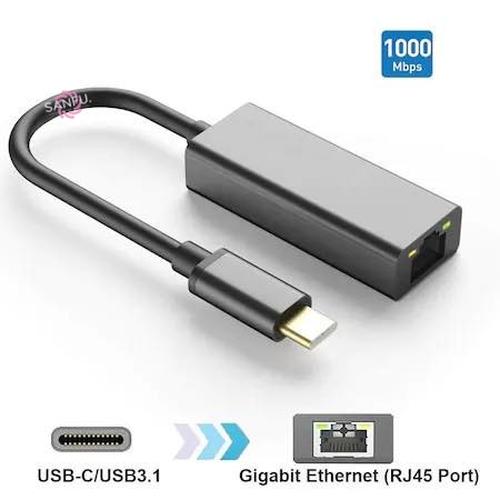 Jual TYPE-C (USB C) To Lan RJ45 Gigabit converter/ TYPE-C ETHERNET ...