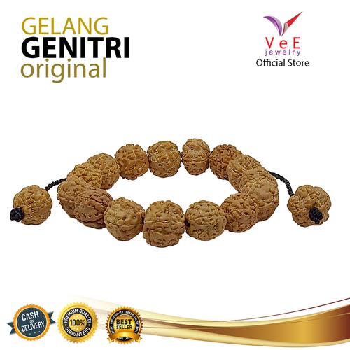 Jual VeE Gelang Pria Wanita Biji Buah Jenitri / Genitri / Rudraksha ...