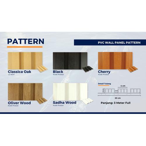 Jual WPC Wall Panel 15 x 20 x 300 cm - Black - Kota Bogor - Toko Ruang ...