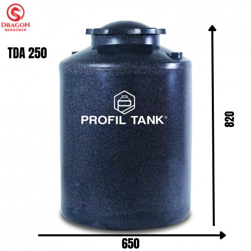 Jual Tangki Air Profil TDA 250 Liter Stone Series - Toren Air Plastik ...
