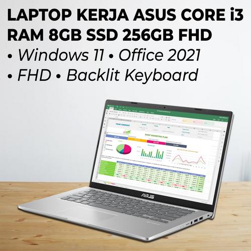 Jual Laptop Asus Intel Core i3 RAM 8GB SSD 512GB FHD Leptop Notebook ...
