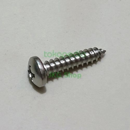 Jual Skrup sekrup tapping screw Stainless SUS 304 PH 8 x 3/4 kepala bulat - Kota Surabaya - JKG ...