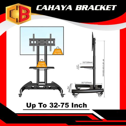 Jual Bracket Standing TV/ Braket Stand TV 75 70 65 60 55 50 43 32 INCH ...